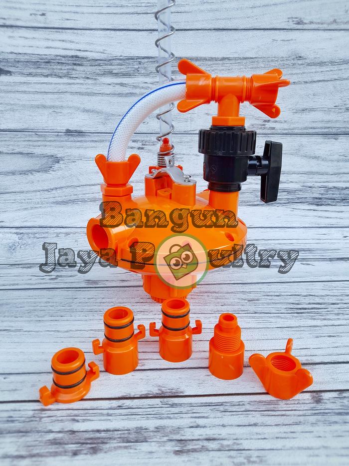 Promo REGULATOR ORANGE / REGULATOR NIPEL /TEMPAT MINUM AYAM/ALAT TERNAK ...