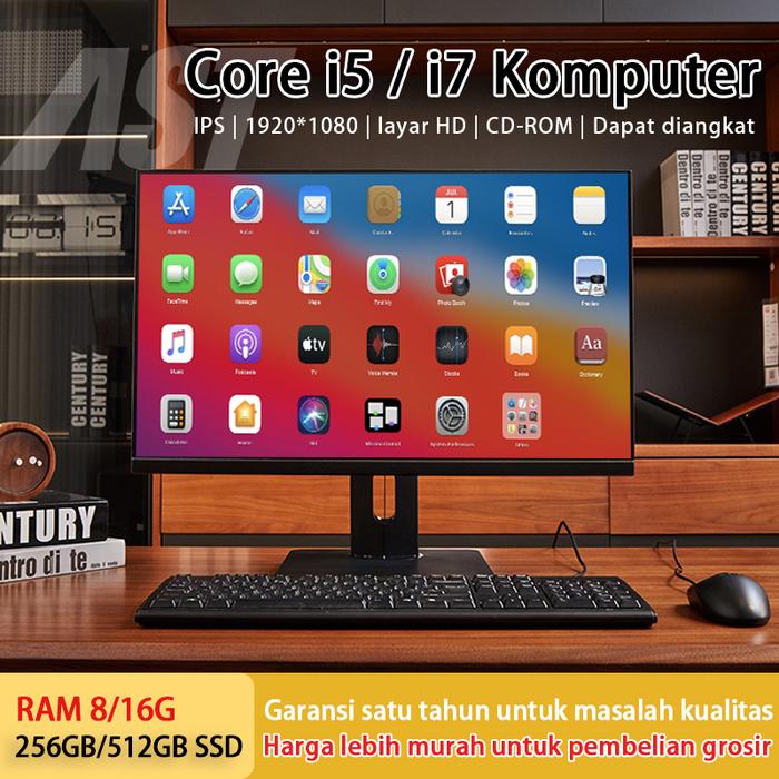 Promo AST komputer all-in-one 24" desktop intel corei7 8G 256GB WIN11 ...