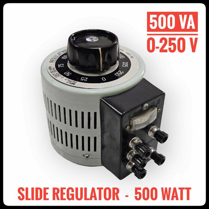 Jual Travo Slide Regulator 500VA 0-250V Variable Output Transformer ...
