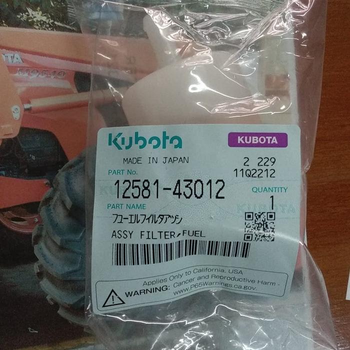 Jual Assy Filter Kubota Genuine 12581-43012 - Jakarta Barat - Mulia ...