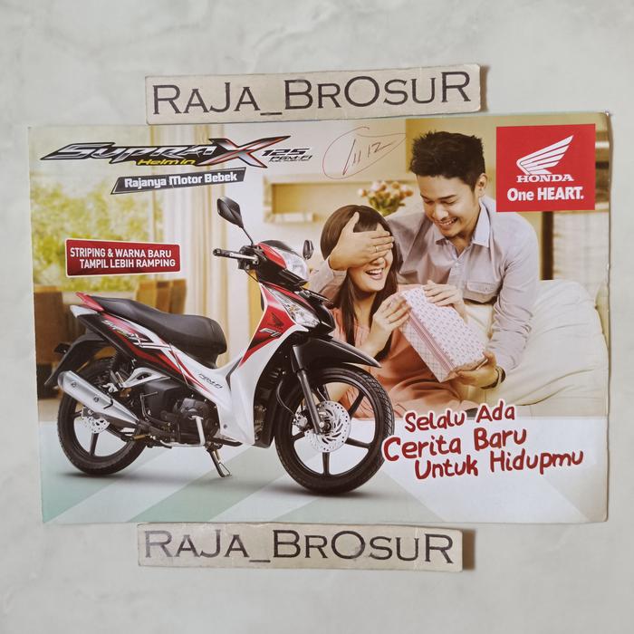Jual Poster brosur katalog leaflet Honda Supra X 125 Helm in PGM FI 2012 - Kab. Langkat ...