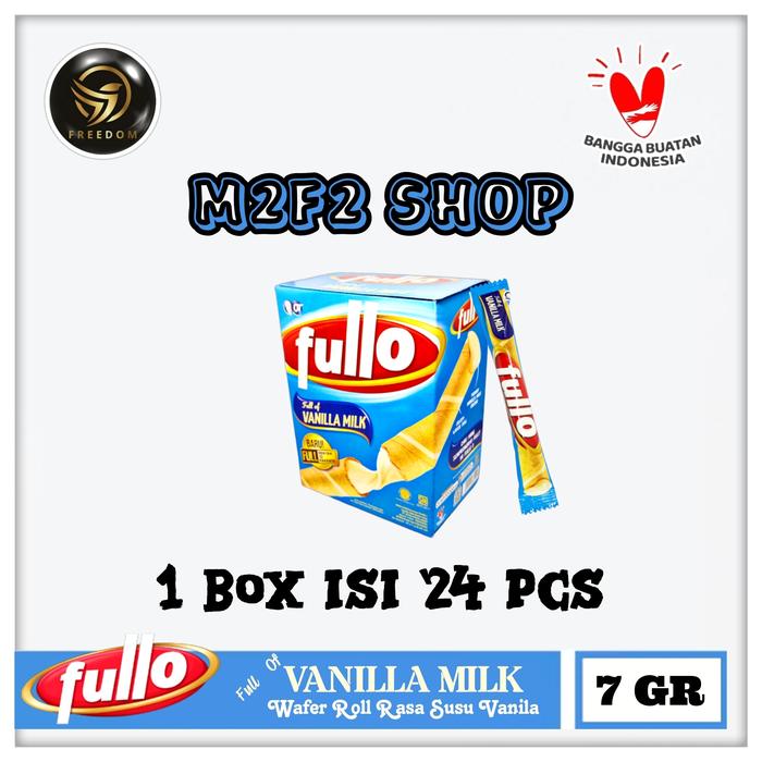 Jual Fullo Stik Full Of Vanilla Milk | Wafer Susu Vanila - 8 gr (Harga ...