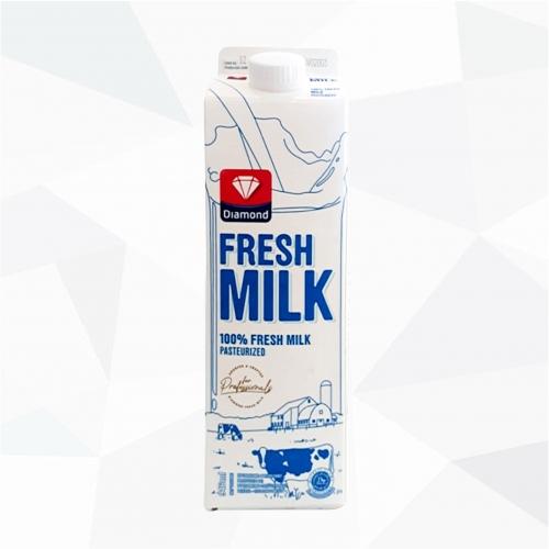 Jual Susu Diamond Fresh Milk 1 Liter Plain 946ml Freshmilk 1L Segar ...