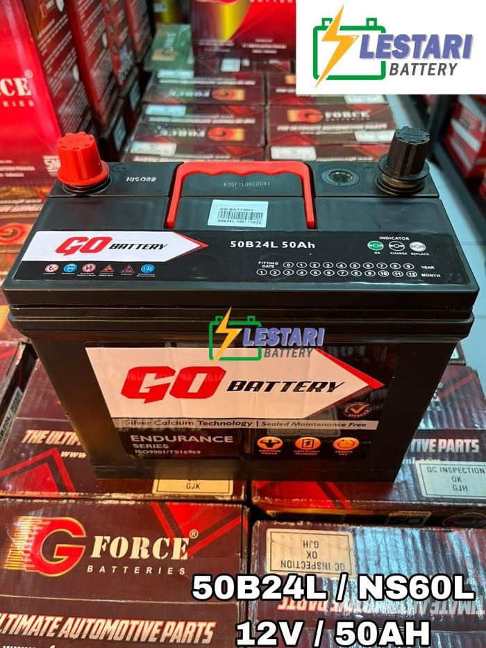 Jual Aki Kering GO BATTERY 50B24L / NS60L - Kota Tangerang - Lestari Battery | Tokopedia