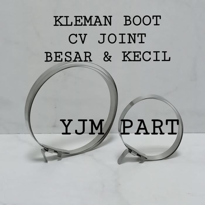 Promo KLEMAN KLEM PENGIKAT KARET BOOT CV JOINT KLEM BOOT AS RODA 1SET ...