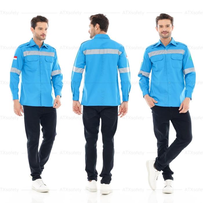 Jual Wearpack Safety ATX Baju Safety Baju Kerja Bordir K3 dan Bendera ...