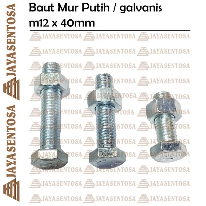 Jual baut 12 x 40 / bop m12 x 40 galvanis / bop m12 x 40 murah ...