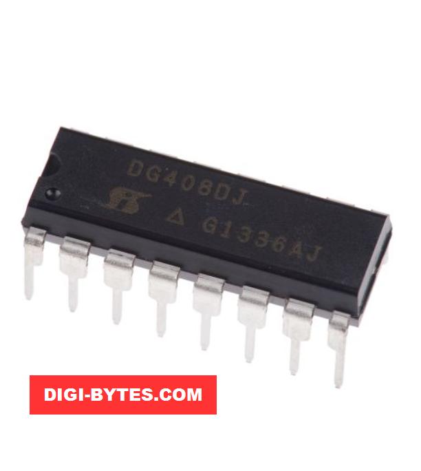 Jual DG408DJ - Quad Single Pole Single Throw (SPST) Analog Switch IC ...