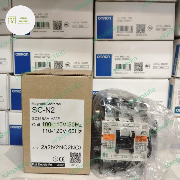 Jual CONTACTOR FUJI SC-N2 110V KONTAKTOR FUJI SCN2 110V 3P 60A ORIGINAL - Jakarta Pusat ...