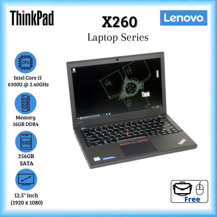 Jual Laptop Lenovo Thinkpad X270 X260 Core i5/i7 - Gen 6/7 Bergaransi ...