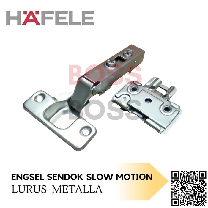 Jual ENGSEL SENDOK HAFELE METALLA LURUS SLOW MOTION SOFT CLOSE - Kota ...