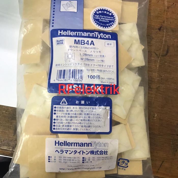 Jual HellermannTyton Insulok Self Adhesive /Timount mb4a hellermanntyton - Jakarta Pusat ...
