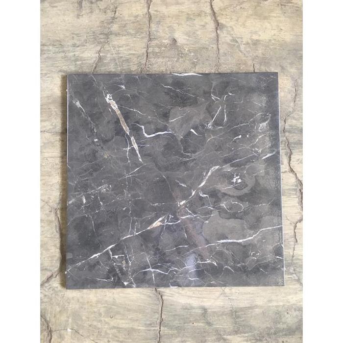 Jual keramik lantai 50x50 hitam black motif marmer kilap glossy kw1 ...