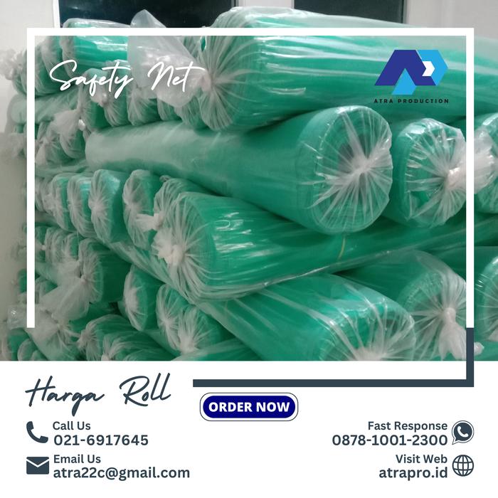Jual SAFETY NET HIJAU / JARING KASA HIJAU / JARING PROYEK 1 ROLL ...