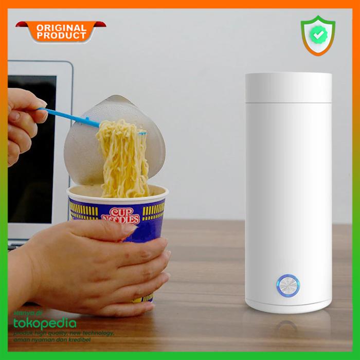 Jual Pemanas Air Portable Listrik Termos Air Botol Elektrik Travel ...