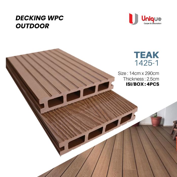 Jual Decking Lantai WPC Motif Kayu / Deck Floor Outdoor Pool ...