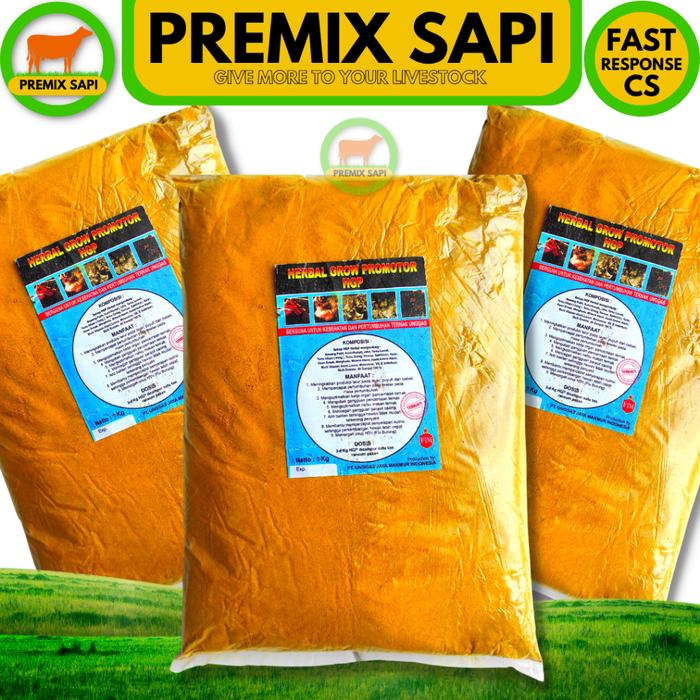 Jual Premix Herbal Grow Promotor HGP 1 kg - Jamu Ternak - Untuk ...