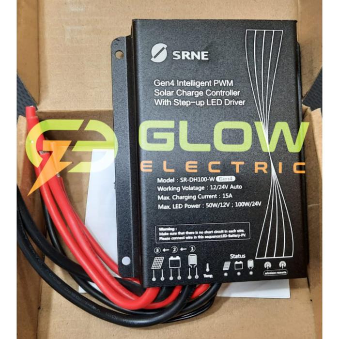 Jual SRNE Solar Charge Controller All in One 15A SR-DH100 Auto 12V/24V ...