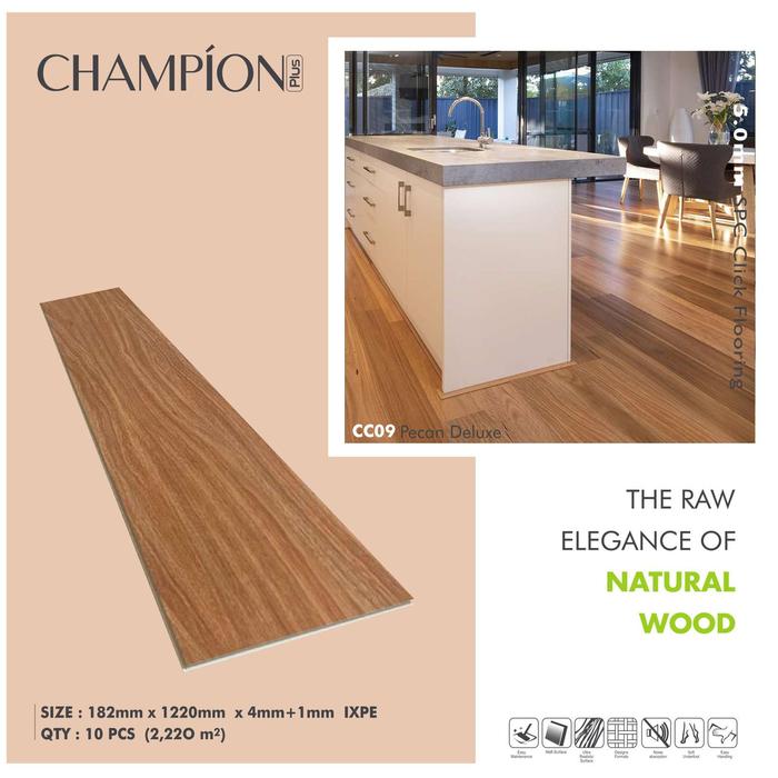 Jual Champion Plus SPC Click Flooring - CC09 - Jakarta Barat - Kens ...