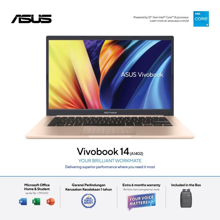 Jual ASUS Vivobook 14 Terracotta I5 Gen 12 Ram 8GB SSD 512GB 14 Inch ...