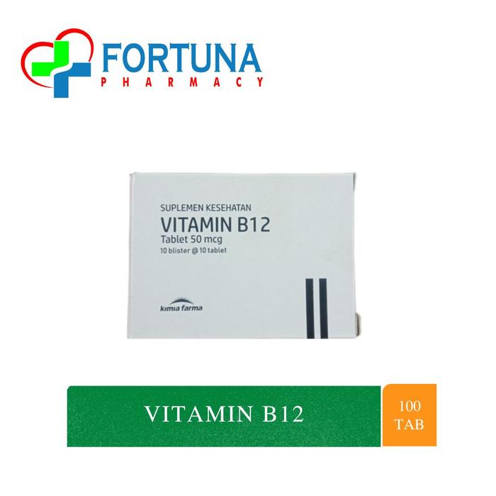 Jual Vitamin B12 50mcg Kimia Farma 100 Tablet - Kota Denpasar - Apotek ...