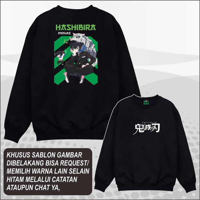 Jual Sweater Inosuke Hashibira Demon Slayer Kimetsu No Yaiba Manga ...