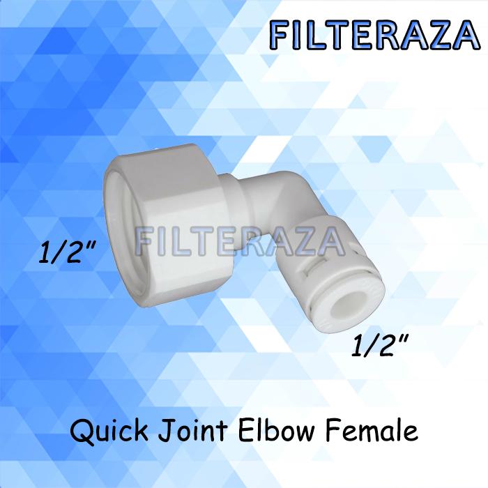 Jual Quick Joint Connector RO Elbow Female 1/2" x 1/2" - Jakarta Utara ...