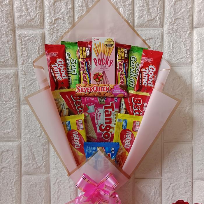 Jual Bucket Snack / Snack Bauquet, Sidang, Wisuda, Ultah, Choco H18 Di ...