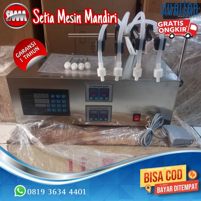 Jual Mesin Filling Pengisi Cairan Liquid 4 Nozzle Otomatis GFK-280F - Jakarta Barat - Setia ...