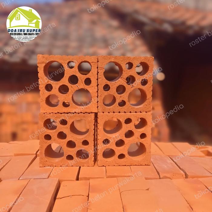 Jual roster tapak kucing roster tanah liat loster unik roster merah ...