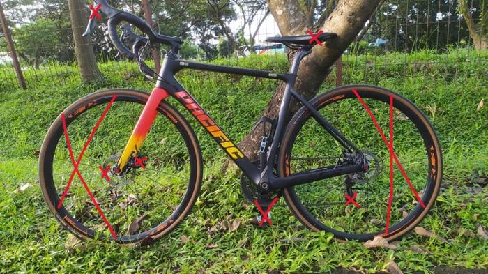 Jual Frame balap Roadbike Road Pacific Spectre M Disc bukan Primum ...