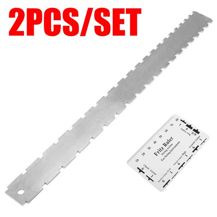 Guitar Neck Straight Edge Guitar Neck Notched Straight Edge Ruler ...