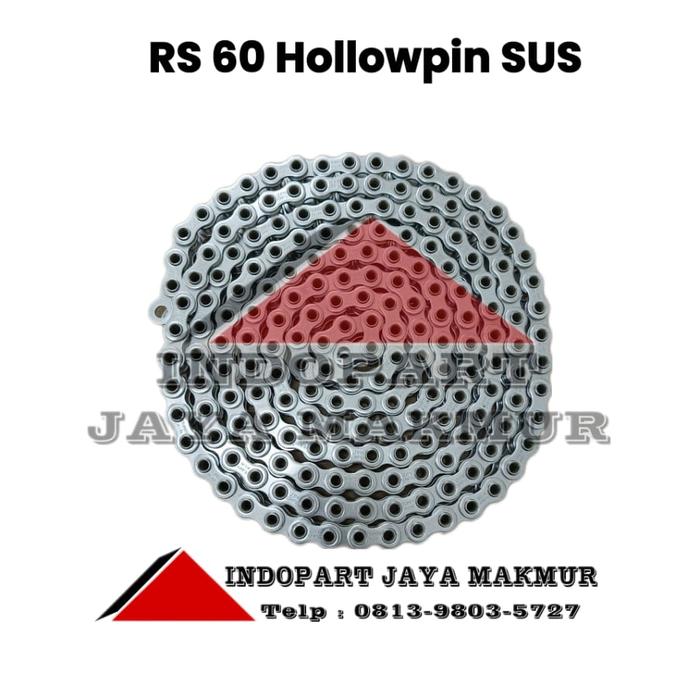 Jual ROLLER CHAIN RS 60-1 HP HOLLOWPIN STAINLESS RANTAI HOLLOW PIN SS ...