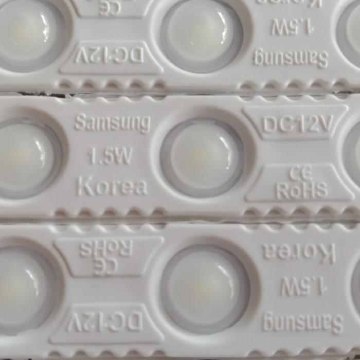 Jual Lampu Led Modul 3 mata Samsung Ip68 1.5 watt cahaya putih - Kota ...