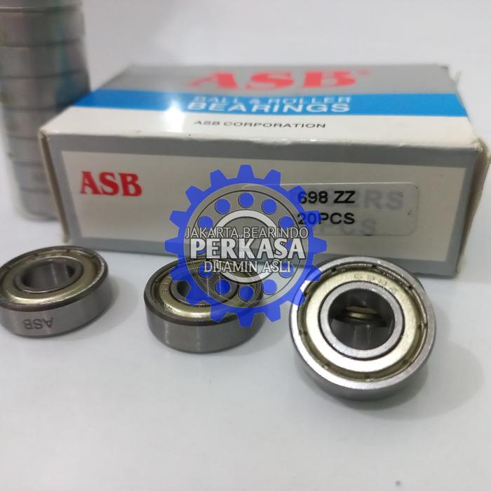 Jual BEARING 698 ZZ / 698ZZ TUTUP BESI MERK ASB - Jakarta Barat - Jakarta Bearindo Perkasa ...