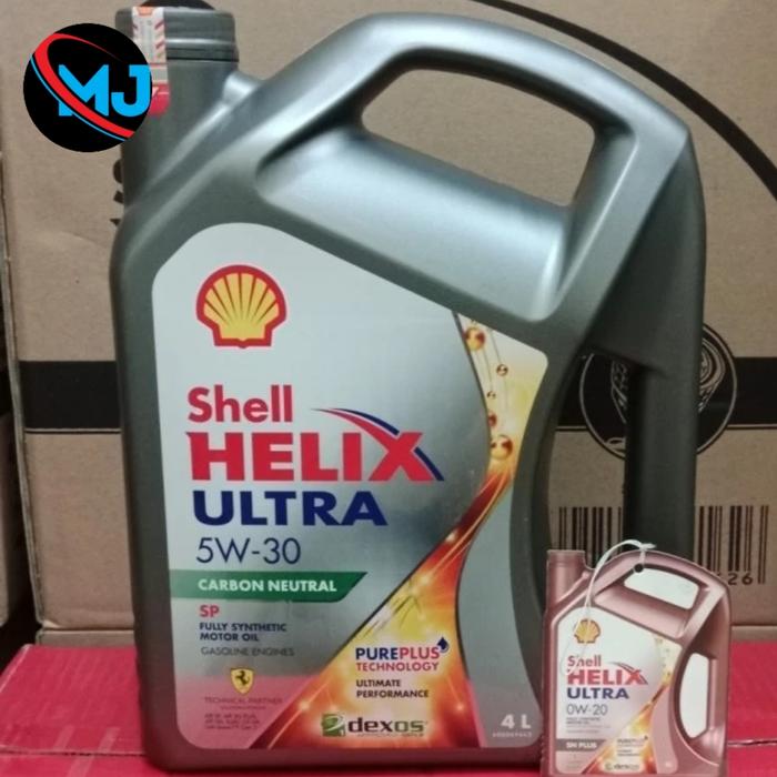 Jual SHELL HELIX ULTRA 5W - 30 DEXOS PUREPLUS FULL Synthetic 4L ...