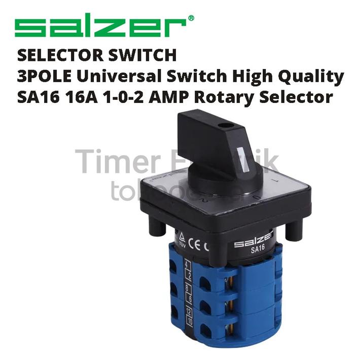 Jual Selector Switch SALZER 3POLE SA16 Manual-Auto - Jakarta Pusat ...