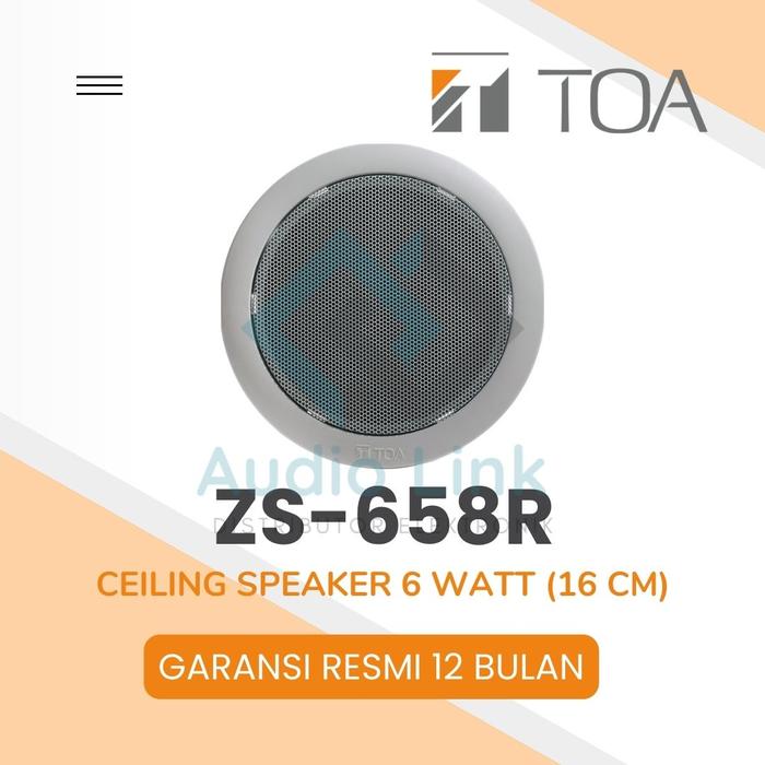 Jual Ceiling Speaker TOA ZS-658R 6W (16 cm) - Jakarta Utara - Audio Link Official | Tokopedia
