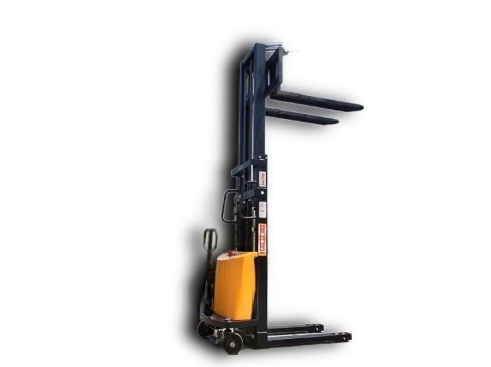 Jual Semi Electric Hand Stacker Hand Lift Elektrik 2 Ton 3.5 Meter ...