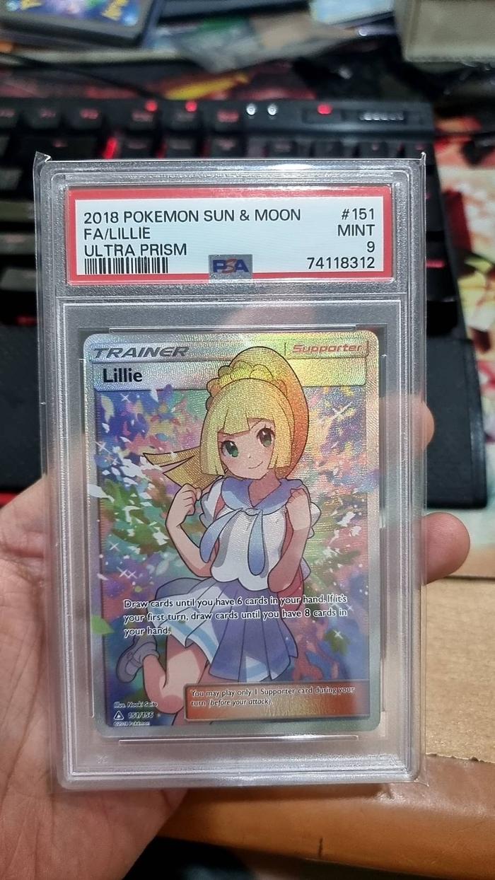 Jual Lillie 151/156 Full Art Ultra Prism PSA 9 Pokemon TCG ENG ...