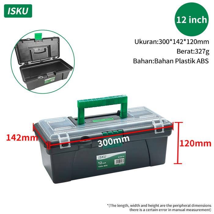 Promo ISKU Tool Box Besar 17 19 inch BahanTahan lama Toolbox Kotak ...