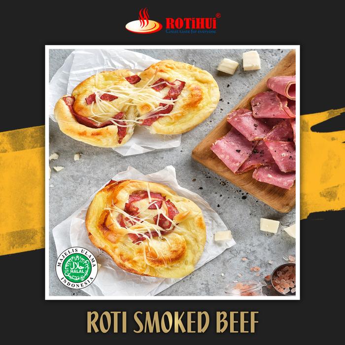 Jual ROTI SMOKED BEEF CHEESE / DAGING SAPI ASAP KEJU ROTIHUI ISI 10 PCS ...