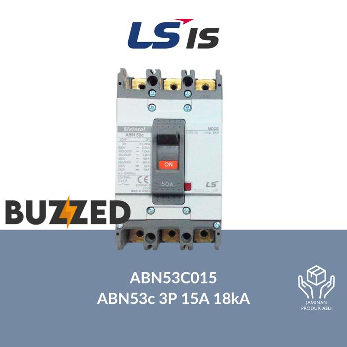 Jual MCCB ABN53C015 ABN53c 3P 15A 18kA LS Metasol LSis - Jakarta Pusat - Buzzed Official_NEW ...