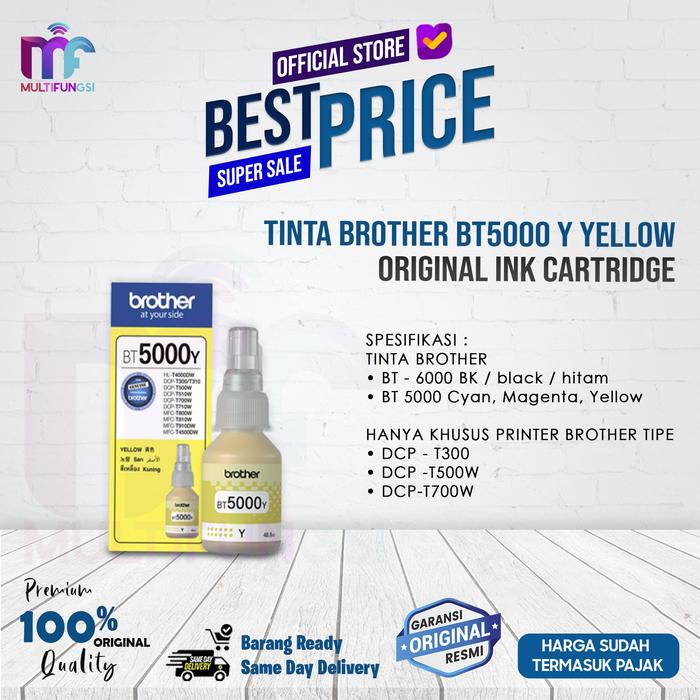 Jual Tinta Brother BTD60 BT5000 1set Original BTD60BK BT 5000 Dye Ink ...