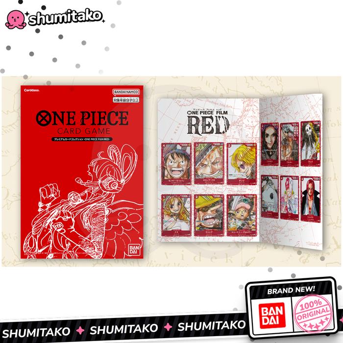 Jual Kartu One Piece Film Red TCG Card Game Premium Card Set Binder ...