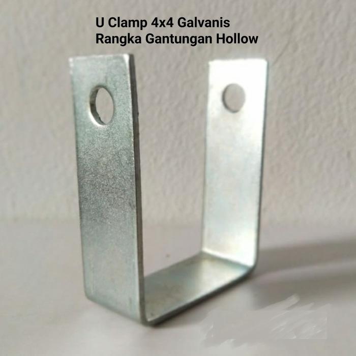 Jual U Clamp Hollow 4X4 / Gantungan Rangka Plafon / Bracket Holow ...