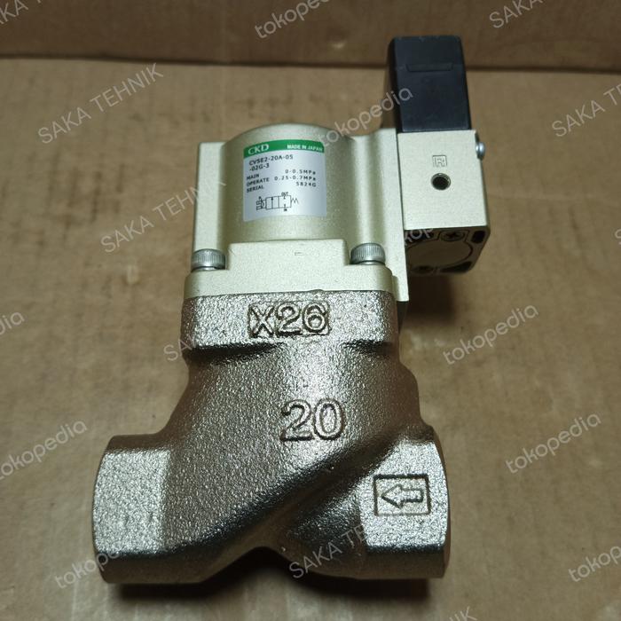 Jual Solenoid Valve CKD CVSE2-20A-05-02G-3 24VDC - Kota Tangerang ...