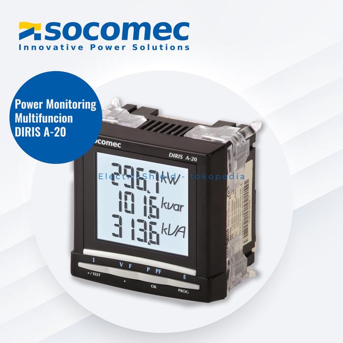 Jual Power Monitoring Multifunction SOCOMEC DIRIS-A20 - 48250402 ...