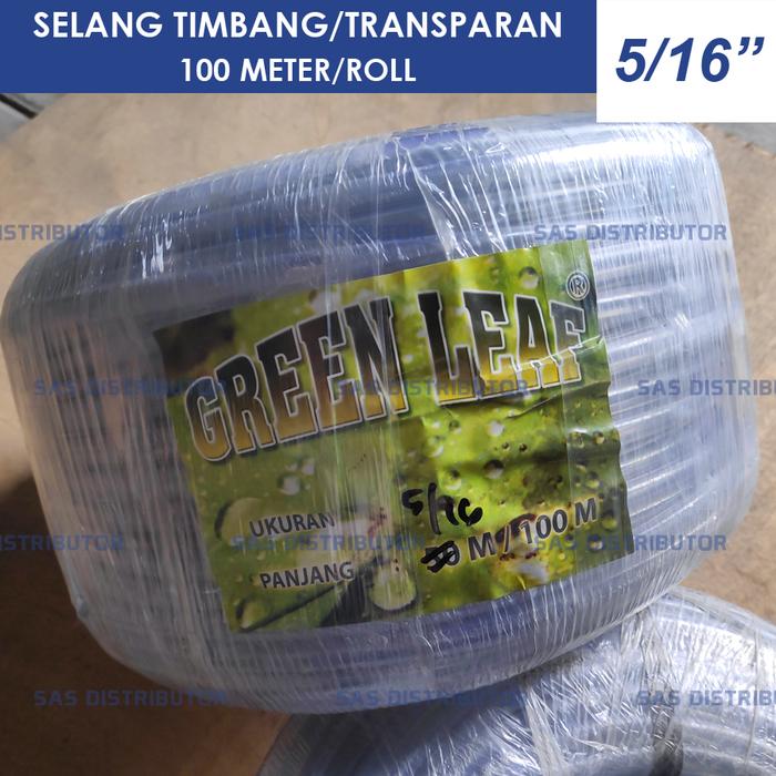 Jual Selang Waterpas 5/16 inch/Selang timbang 5/16"/Selang Bening Ukur ...
