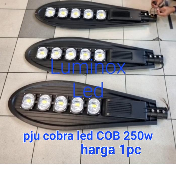 Jual pju cobra cob 250watt 250w / street light jalan led 250 watt ...